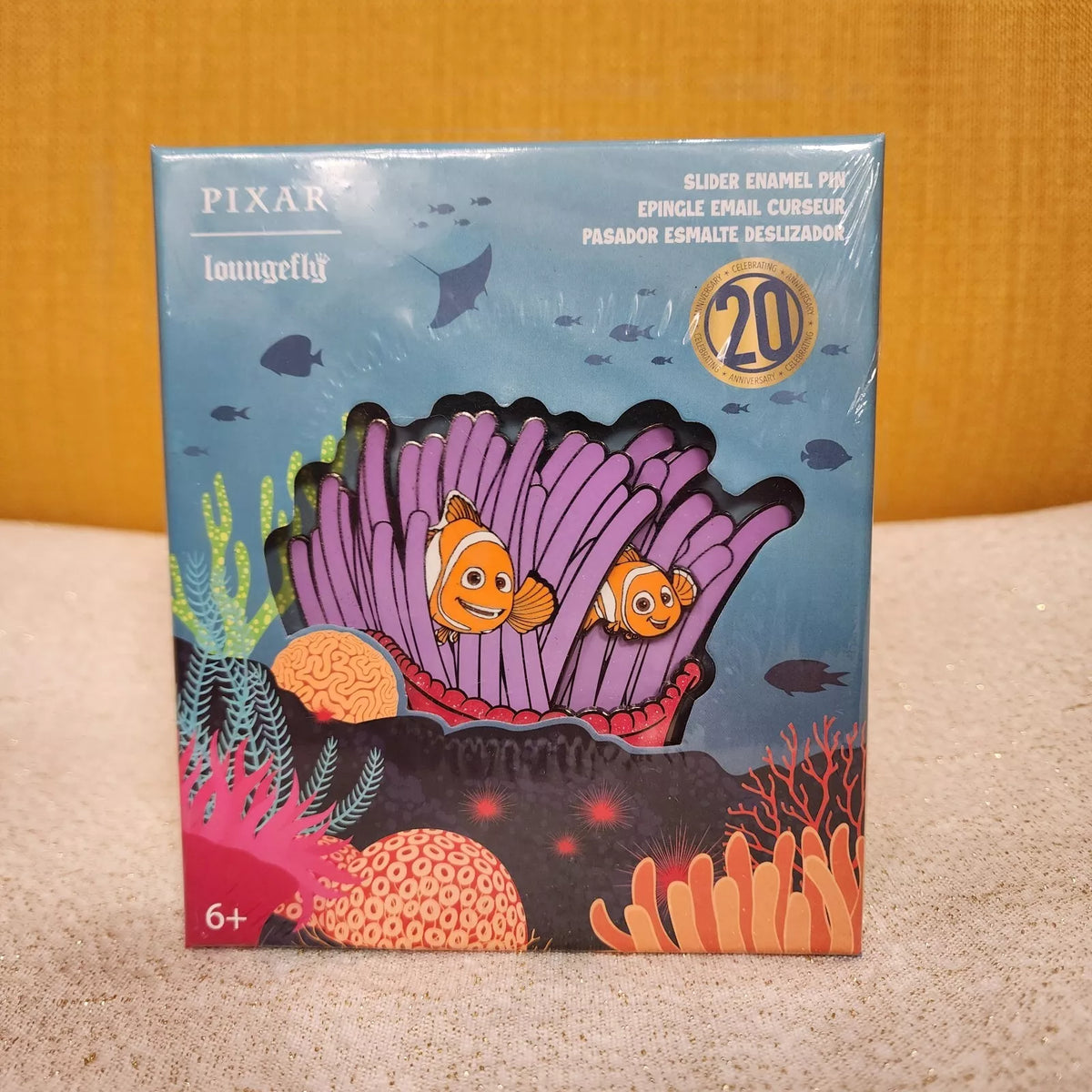 Finding Nemo 20th Ann Sliding Limited Edition 3" Pin – Get Lojos Mojo